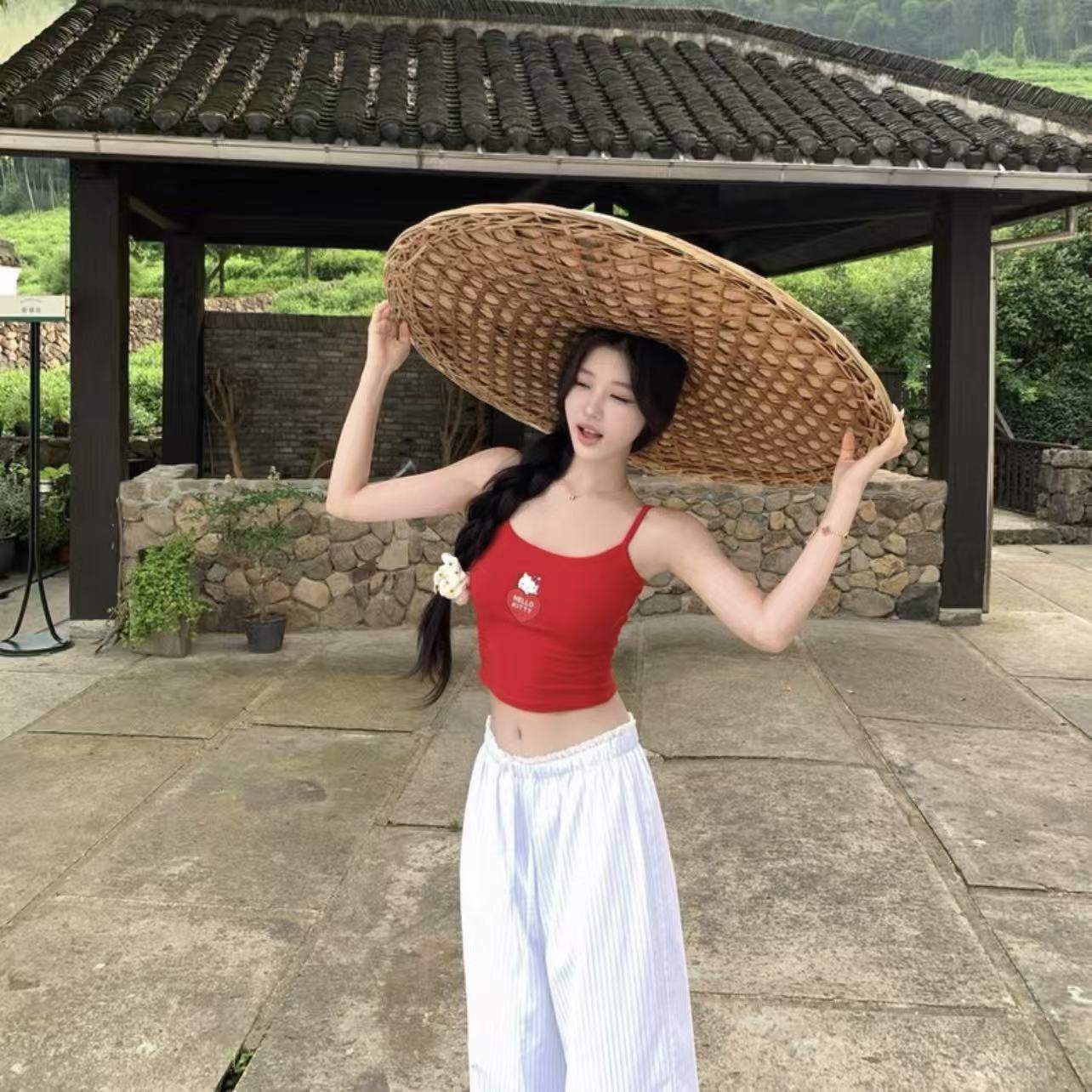 Hello Kitty Heart Print Camisole