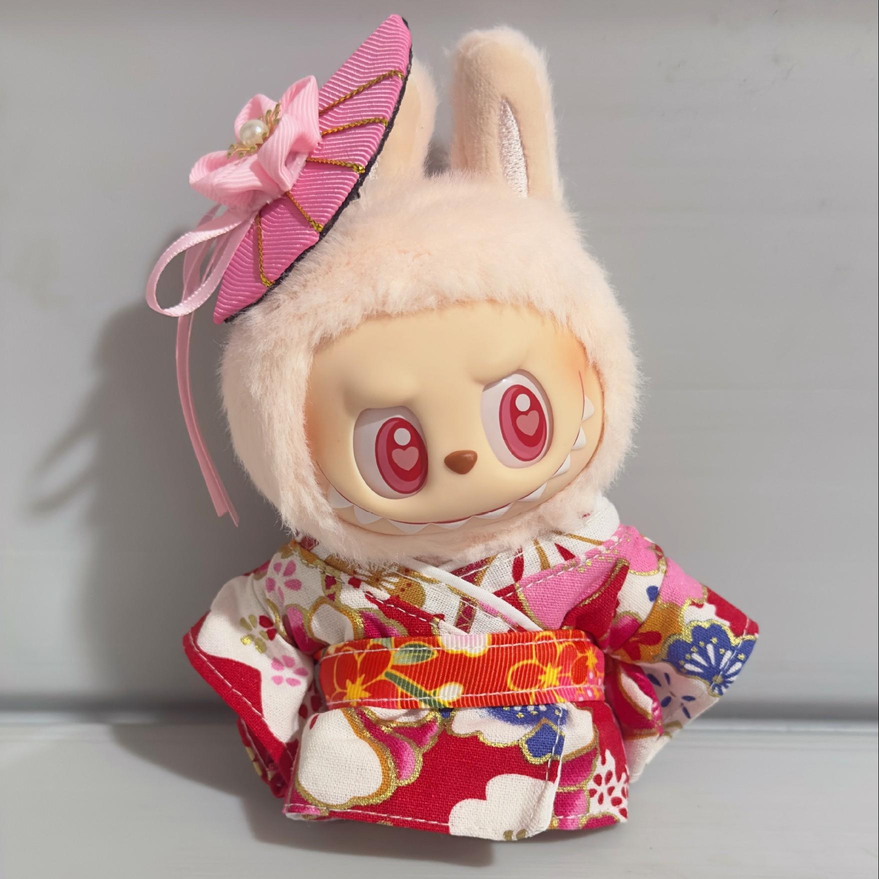 Labubu Girl’s Kimono Outfit – Handmade 2 PCS Traditional Japanese Set ...