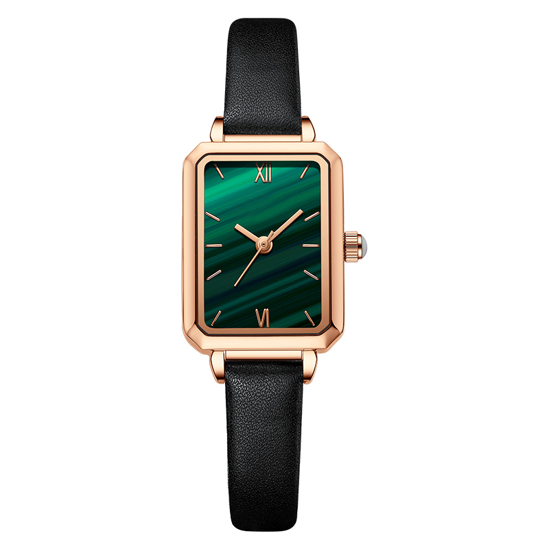 Small square watch simple ladies quartz watch waterproof square watch ...